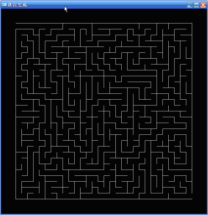 Dfs生成迷宫与路径 Csdn博客 3973